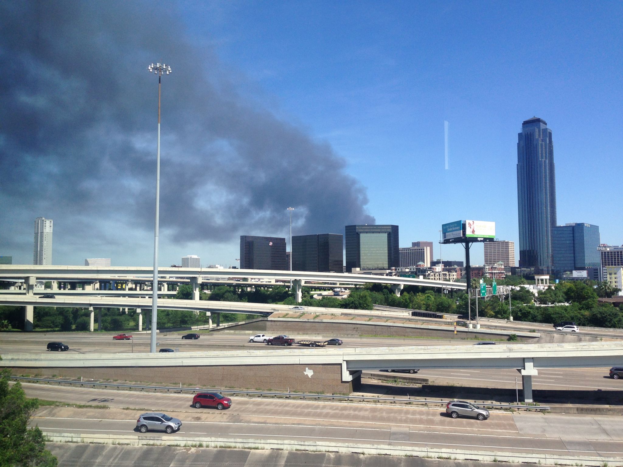 Officials begin to ID chemicals released in Spring Branch fire