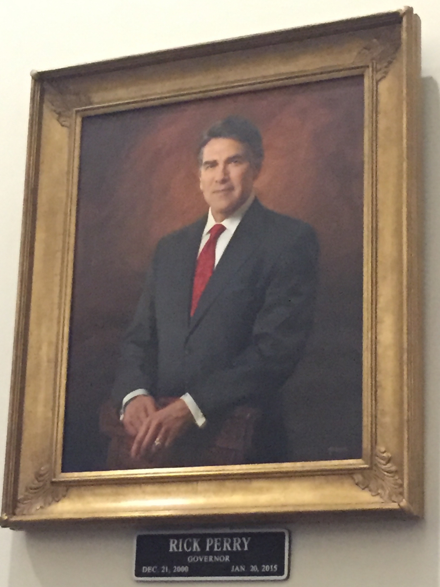 Rick Perry's official portrait makes its way onto the Texas Capitol ...