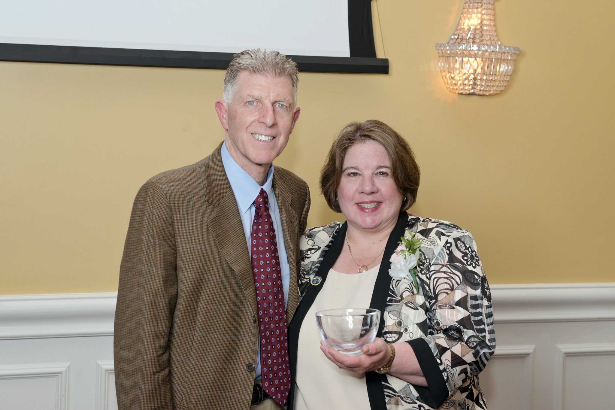 St. Vincent's College presents Distinguished Alumni Award to Ann Ballas