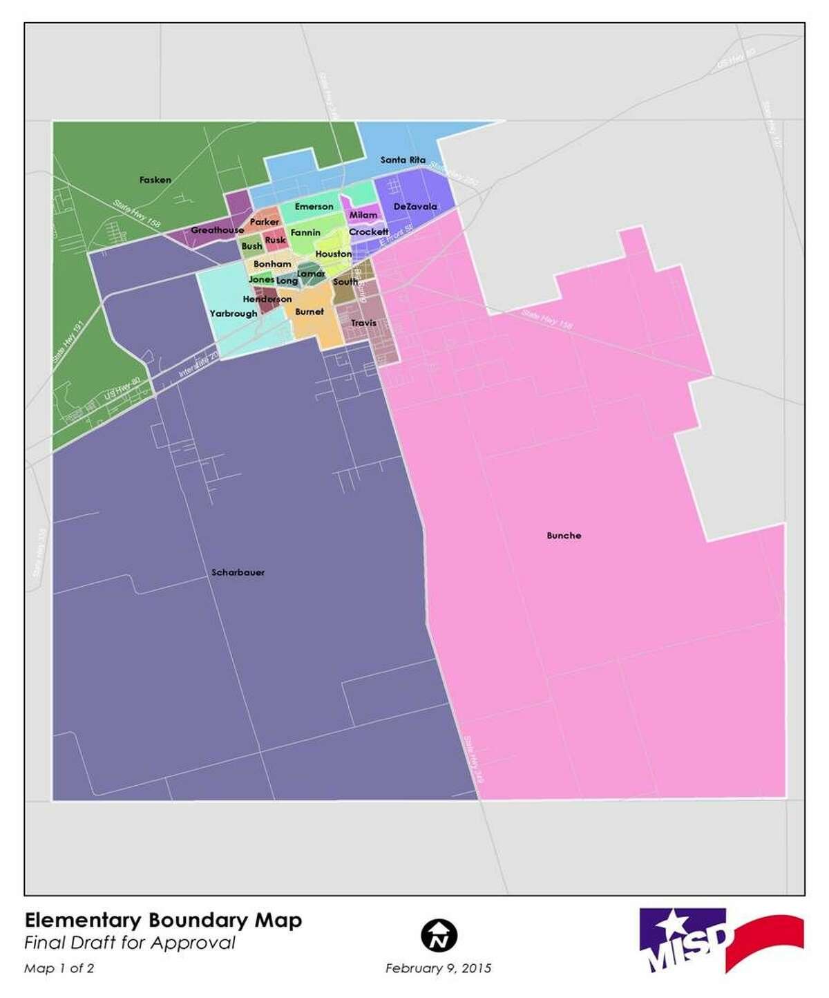 MISD school board approves new elementary zones