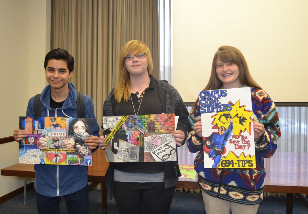 Campus Crime Stoppers recognizes poster contest winners