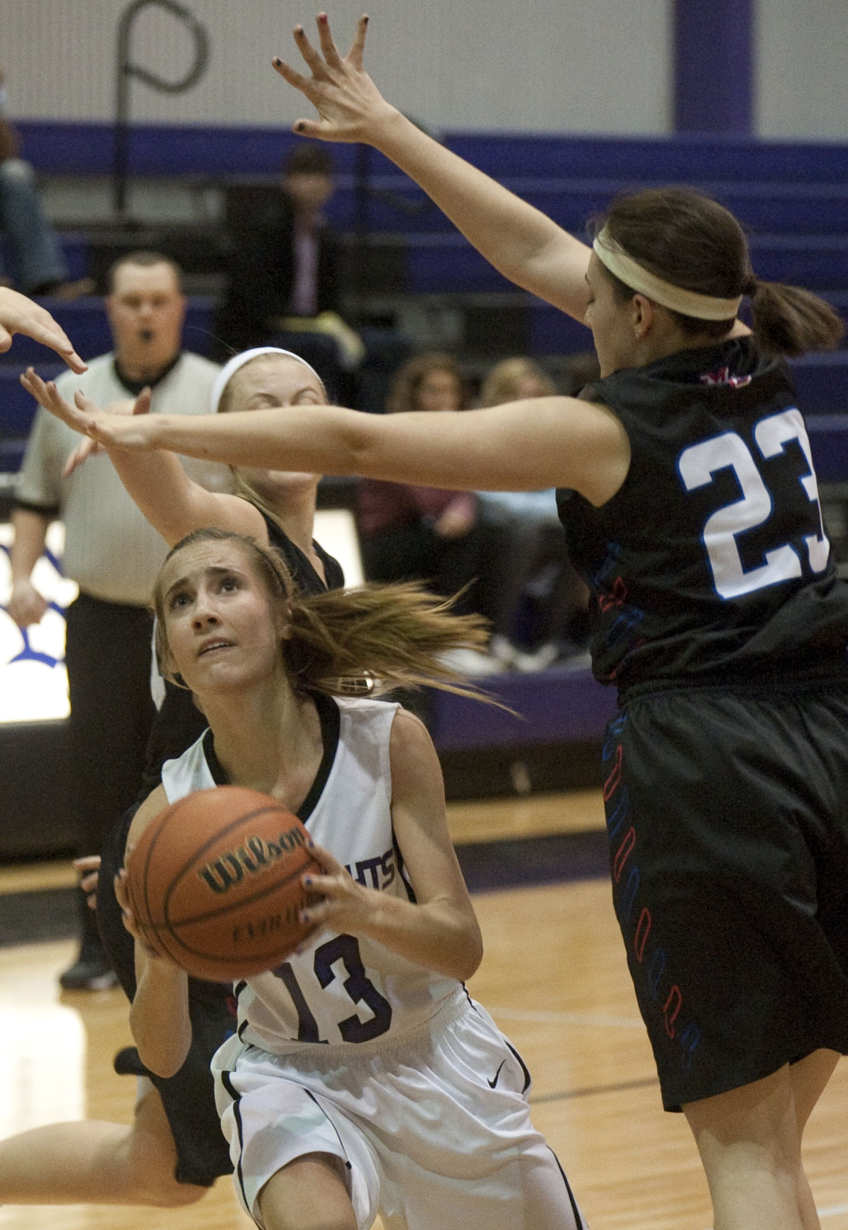 HS GIRLS BASKETBALL: Late free throw lifts No. 1 MCA past No. 18 MCS HS GIRLS BASKETBALL: Late free throw lifts No. 1 MCA past No. 18 MCS