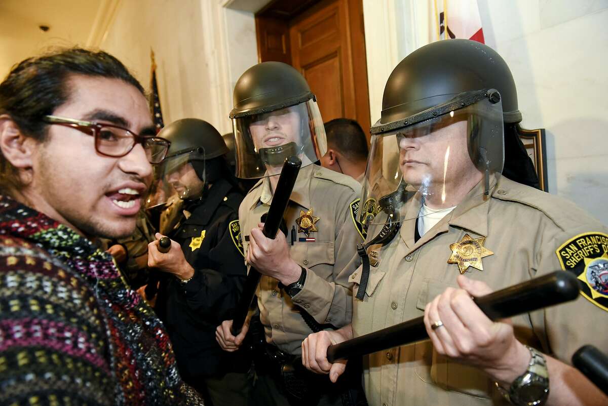 SF hunger strikers go to hospital — protesters arrested in clash with ...