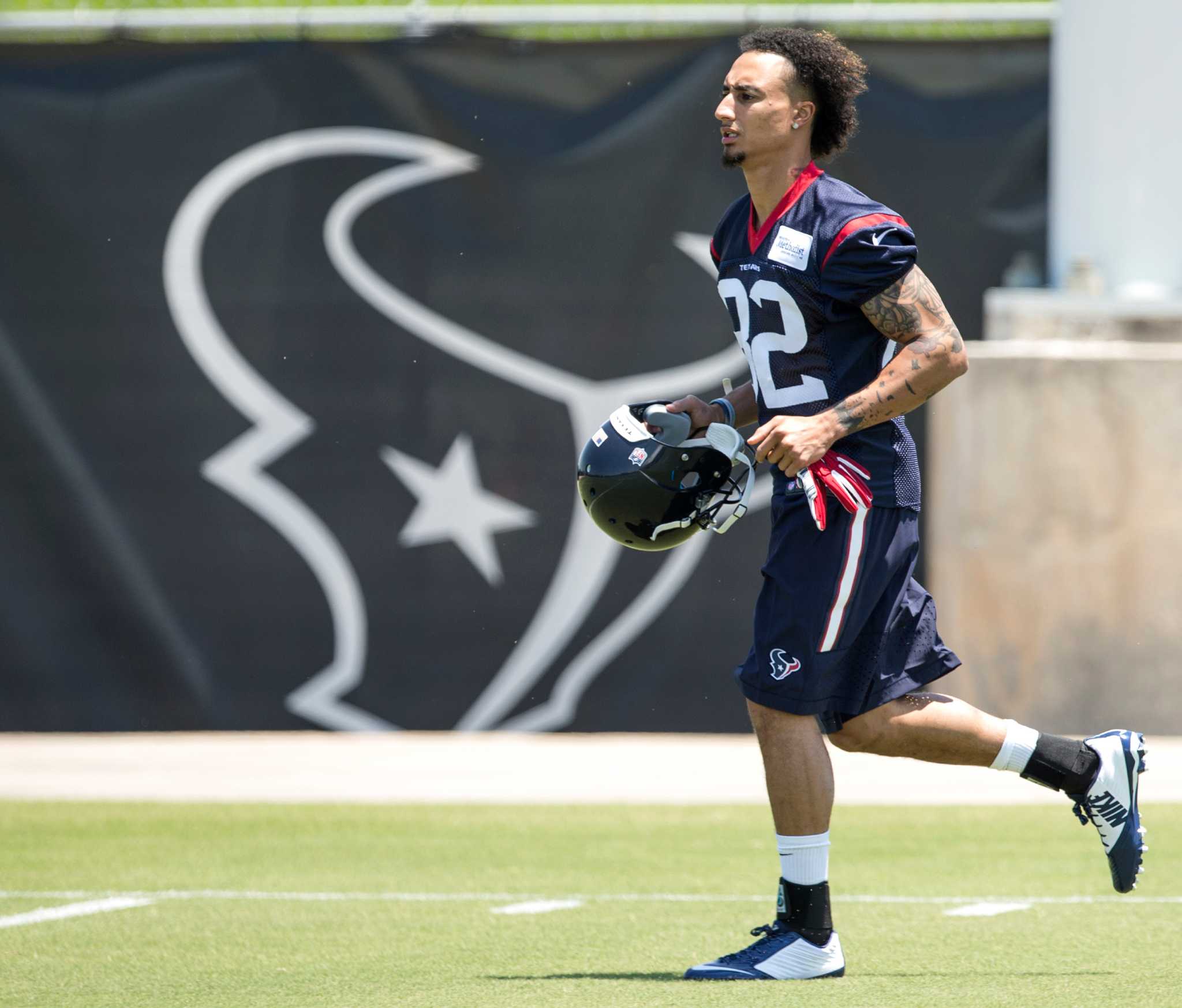 Texans' Brock Osweiler: Wendall Williams' speed looks '100 mph'