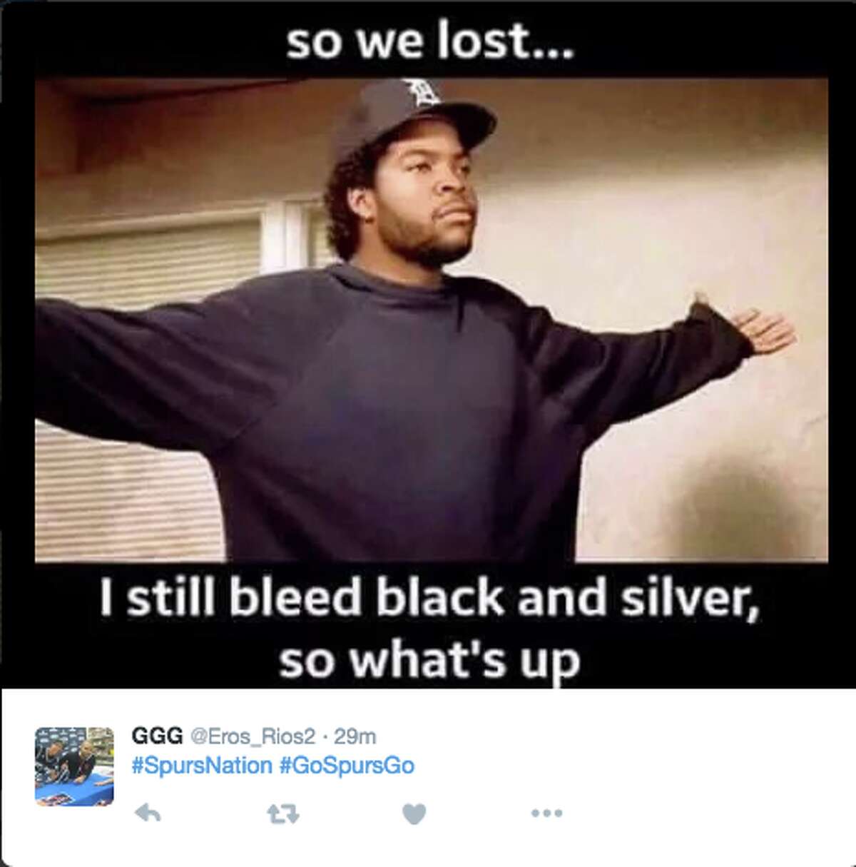 Spurs fans turn to Crying Jordans, sad memes following Game 4 loss