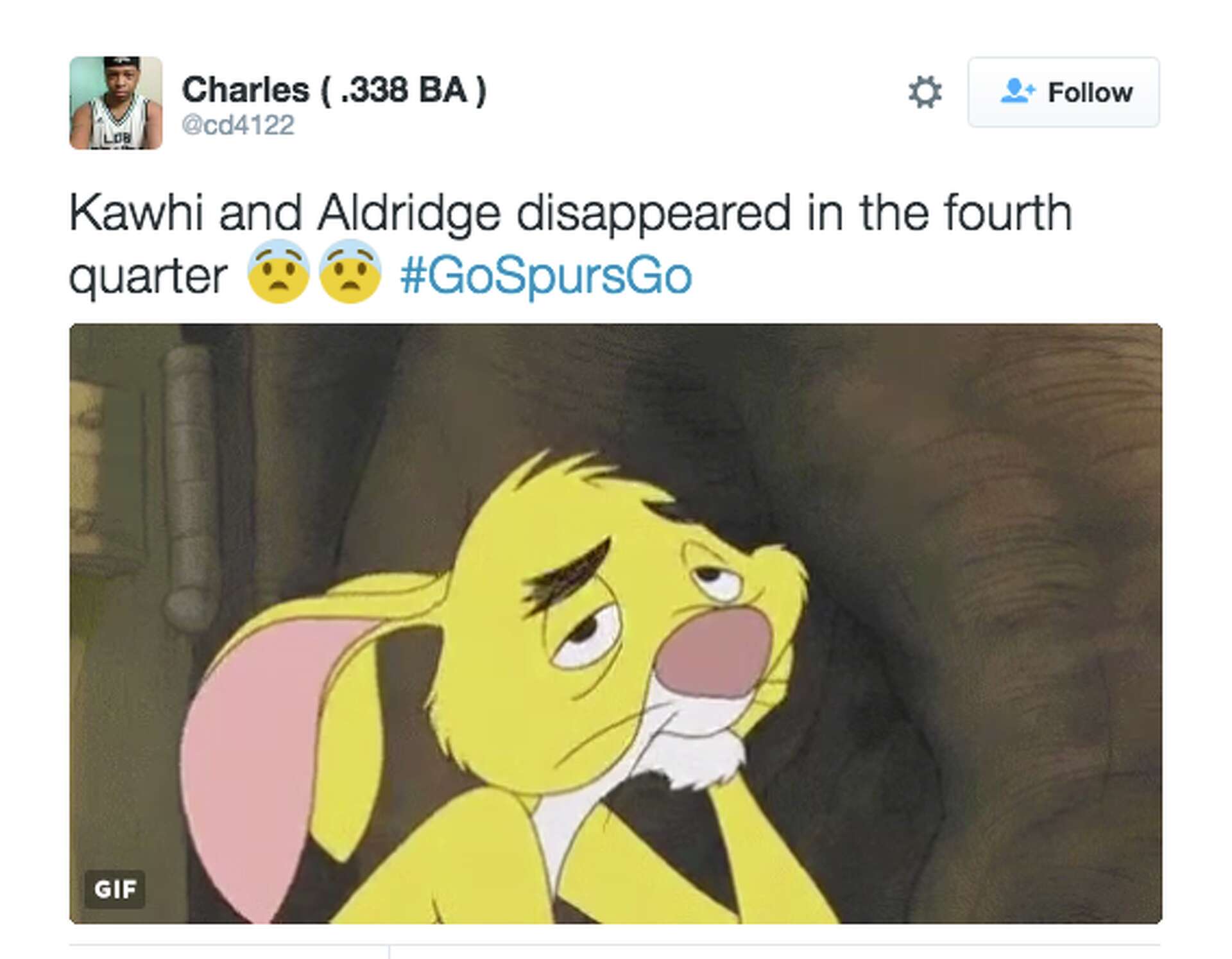 Spurs fans turn to Crying Jordans, sad memes following Game 4 loss