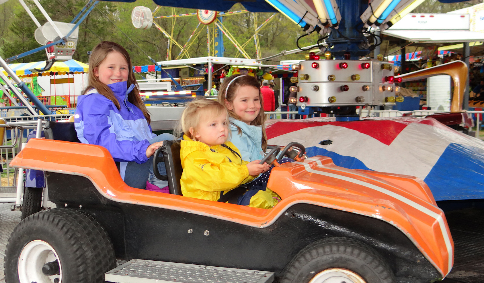 Rainy day fun at the Riverfield carnival