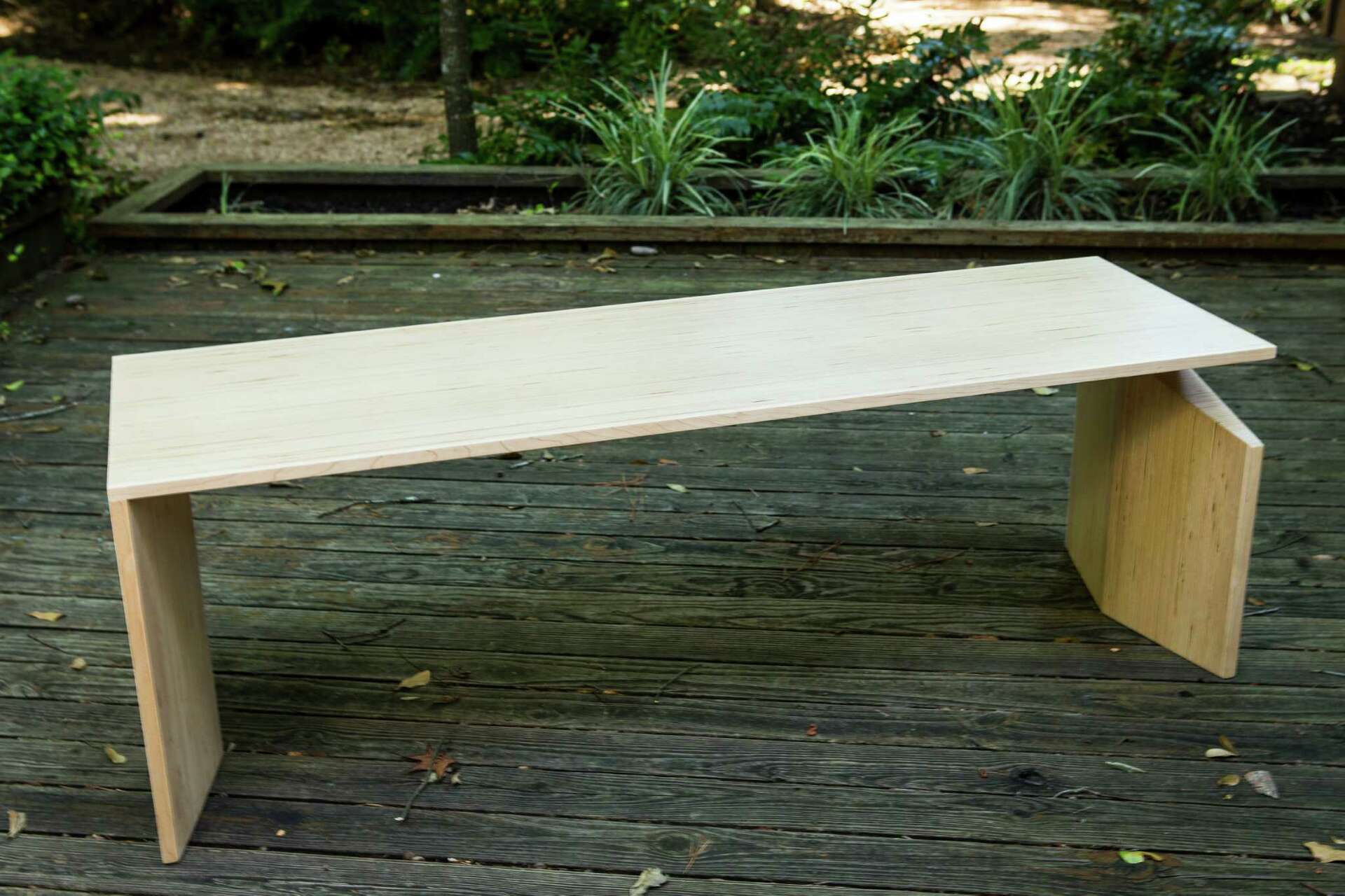 Furniture bridges art and architecture for designer in The Woodlands