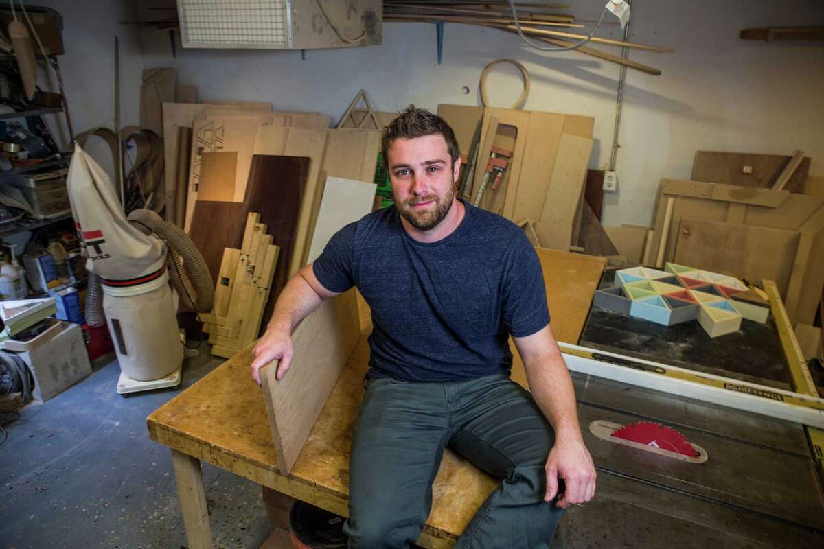 Furniture bridges art and architecture for designer in The Woodlands