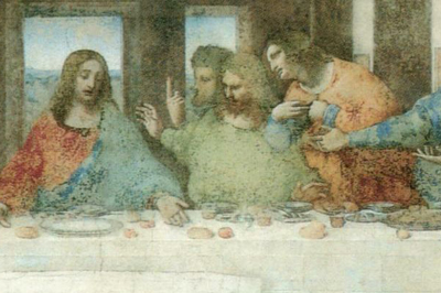 WEIRD: Woman creates 'Last Supper' from lint