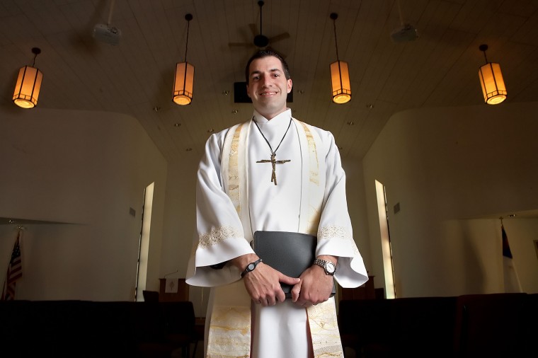 Holy Cross pastor settles into new position