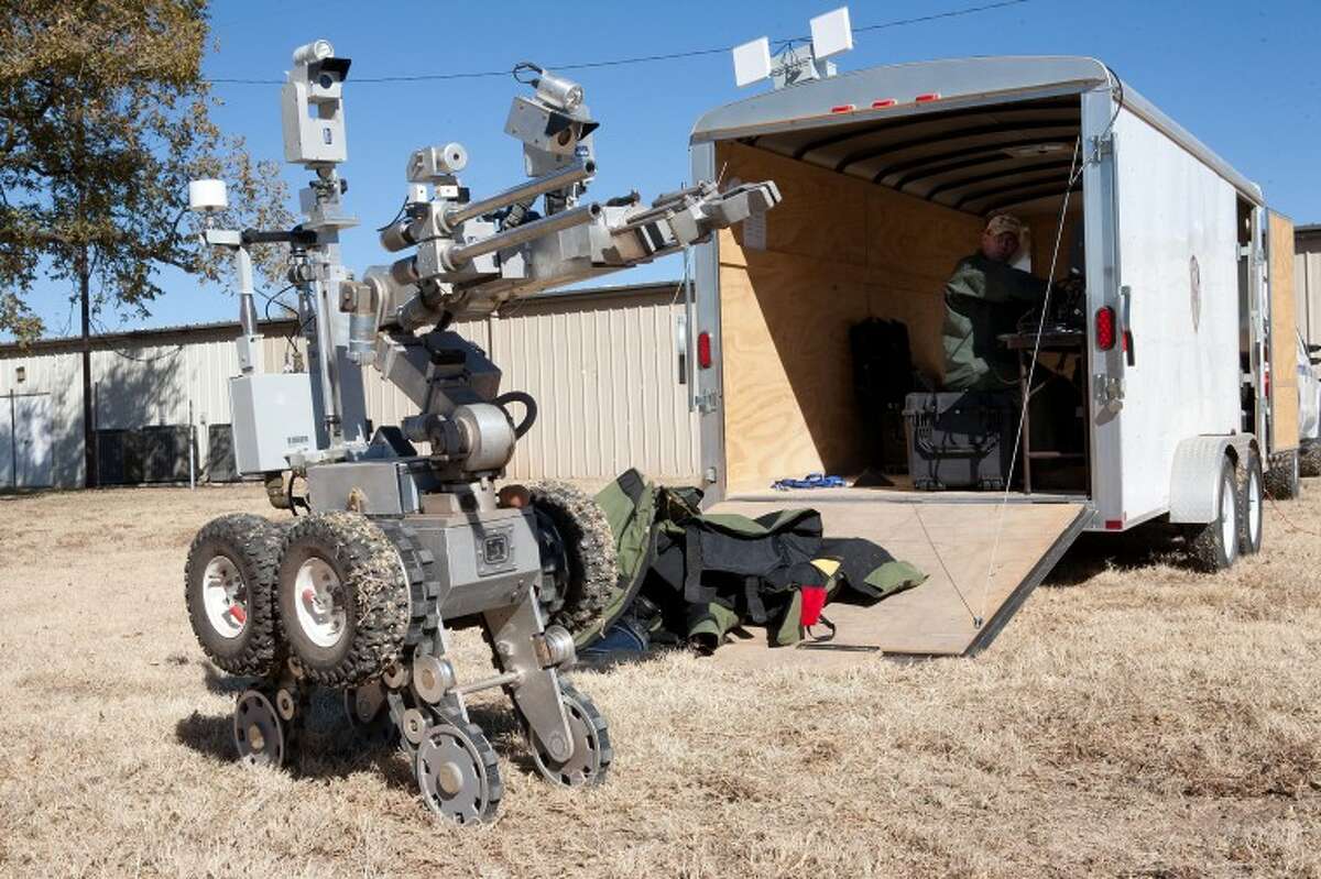 Bomb squad continues testing of new wireless robot