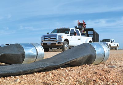 Milford’s Fast Frac lay-flat hose—quick to deploy and retrieve, leak ...