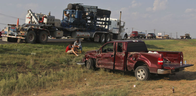 High-speed accident on I20