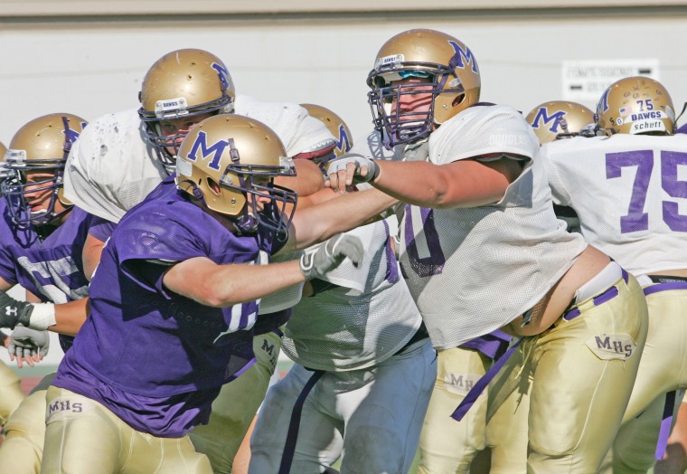 Big offensive line leads to big holes for running backs