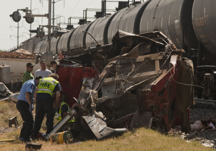 Updated: Man killed in accident involving train, 18-wheeler