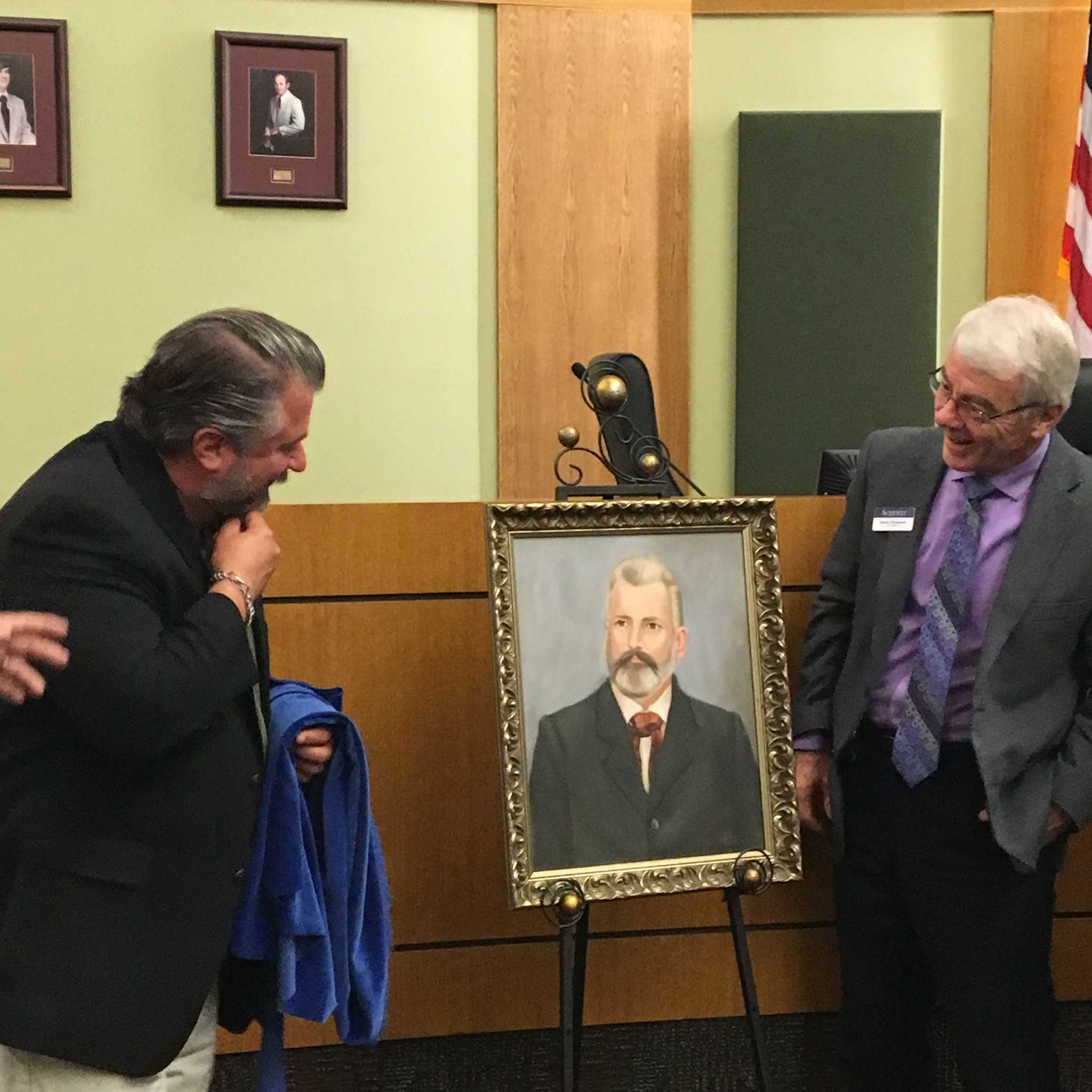 Portrait of Schertz founder to hang in City Hall