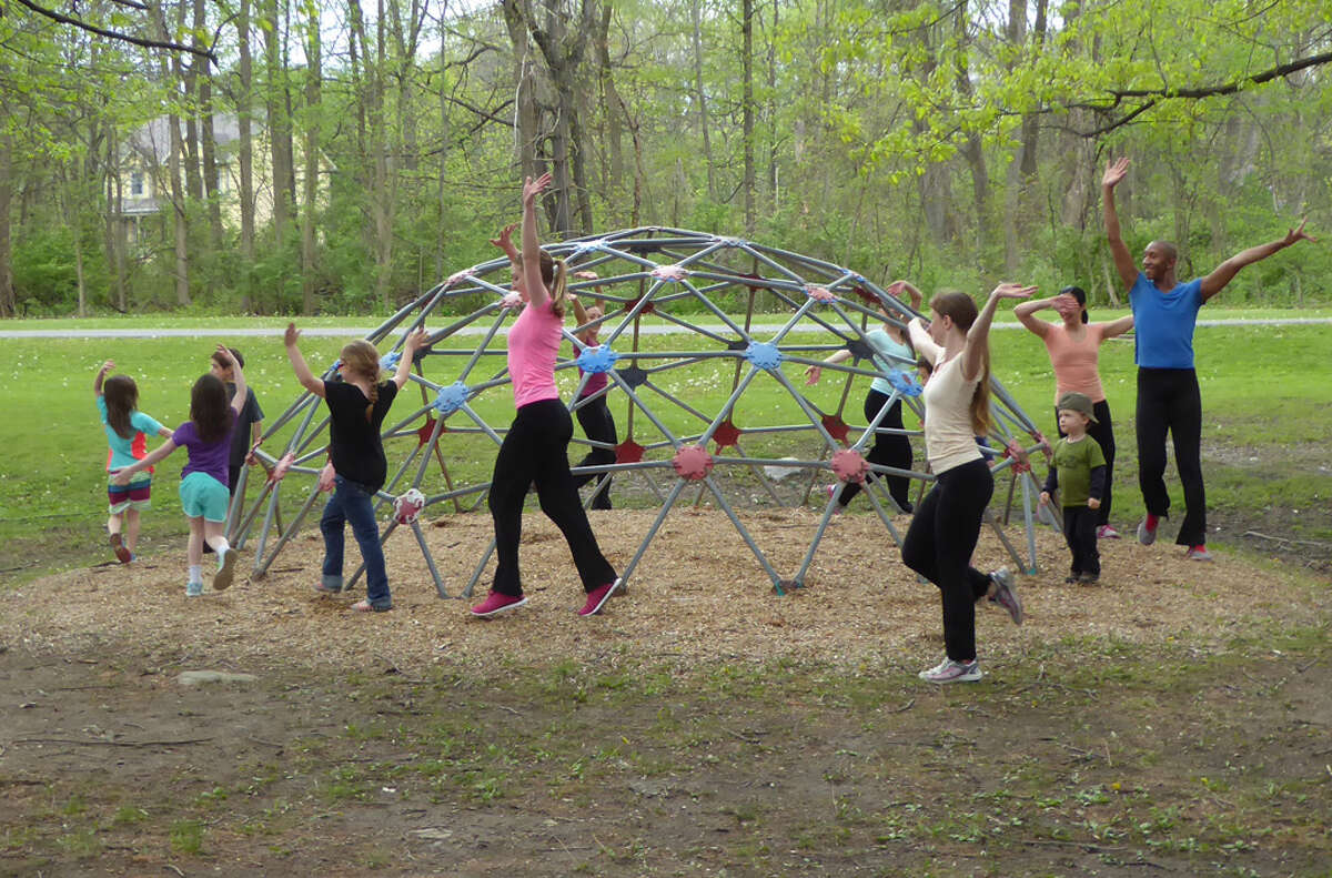 Kids join dancers in 'Undercover Playground' celebration