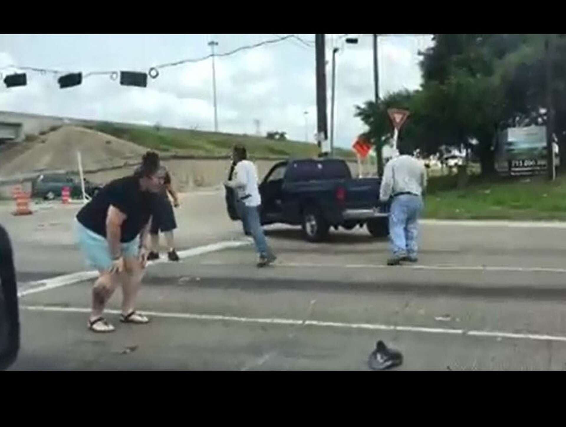 Road Rage Fight Meme