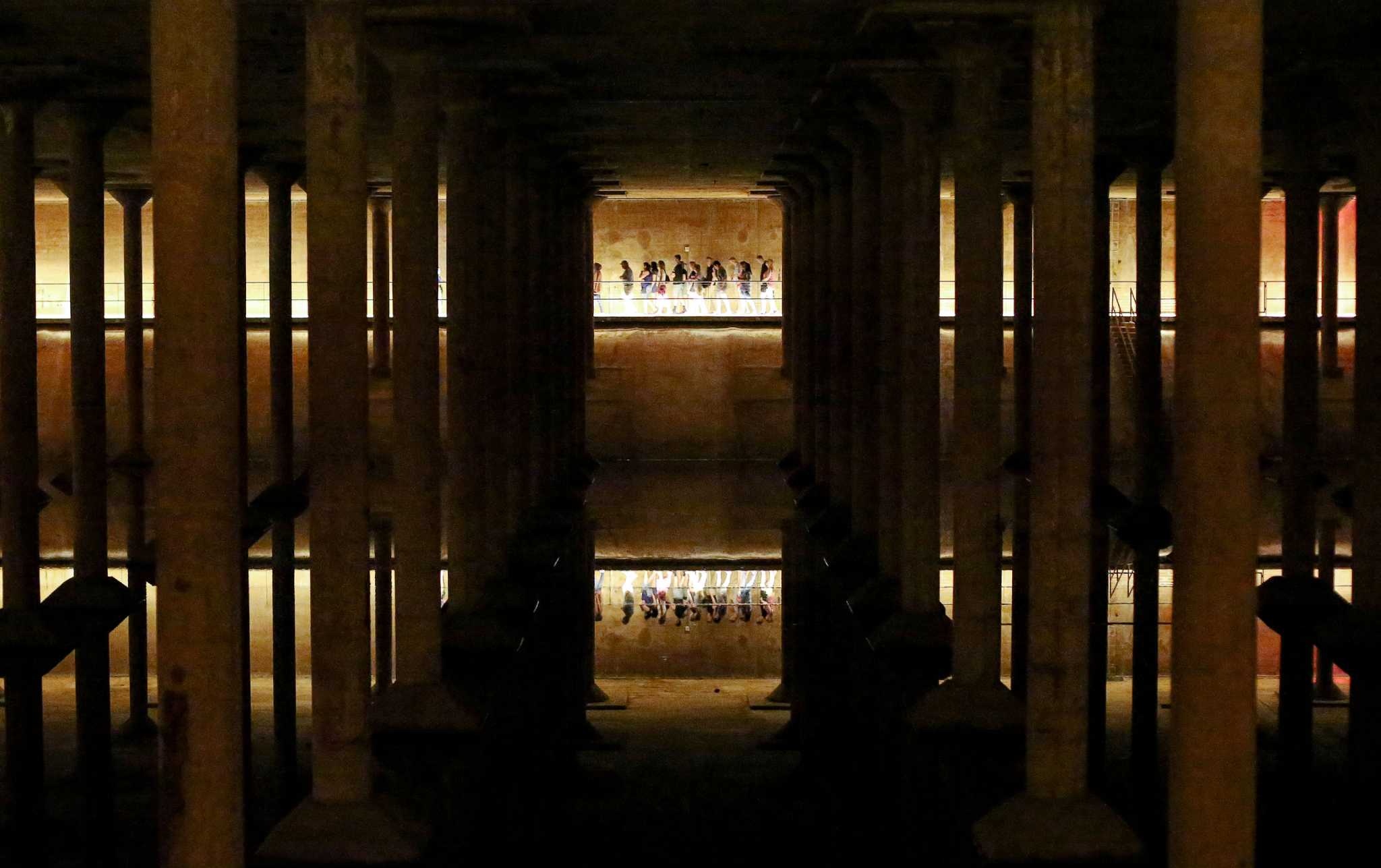 Tour of cistern becomes ultimate underground movement