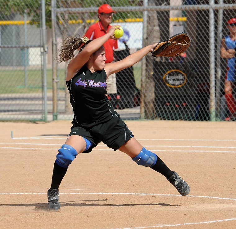 Lady Mustangs roll in playoff opener