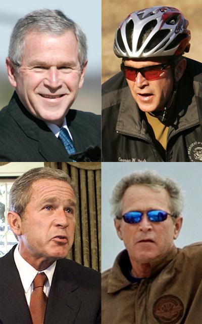 The many faces of George W. Bush