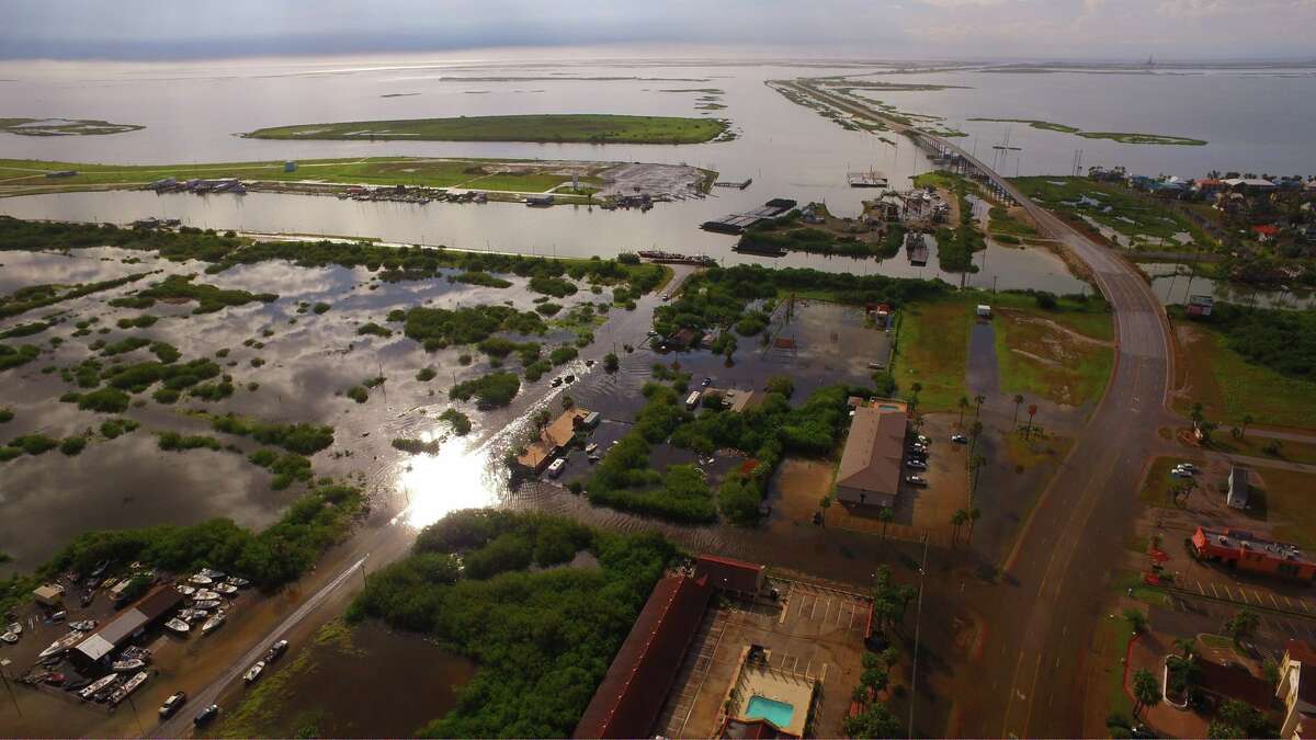 Archive Photos Show Major Flooding In Aransas Pass As Hurricane Harvey