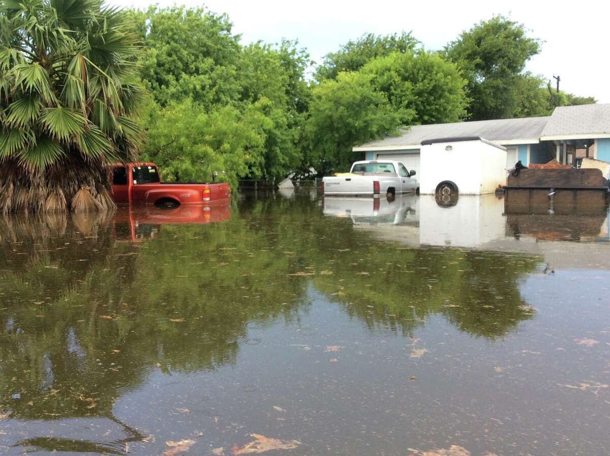 Archive Photos Show Major Flooding In Aransas Pass As Hurricane Harvey
