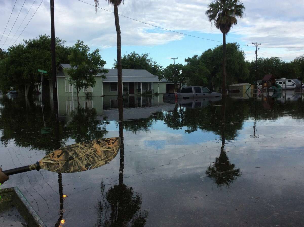 Archive Photos Show Major Flooding In Aransas Pass As Hurricane Harvey