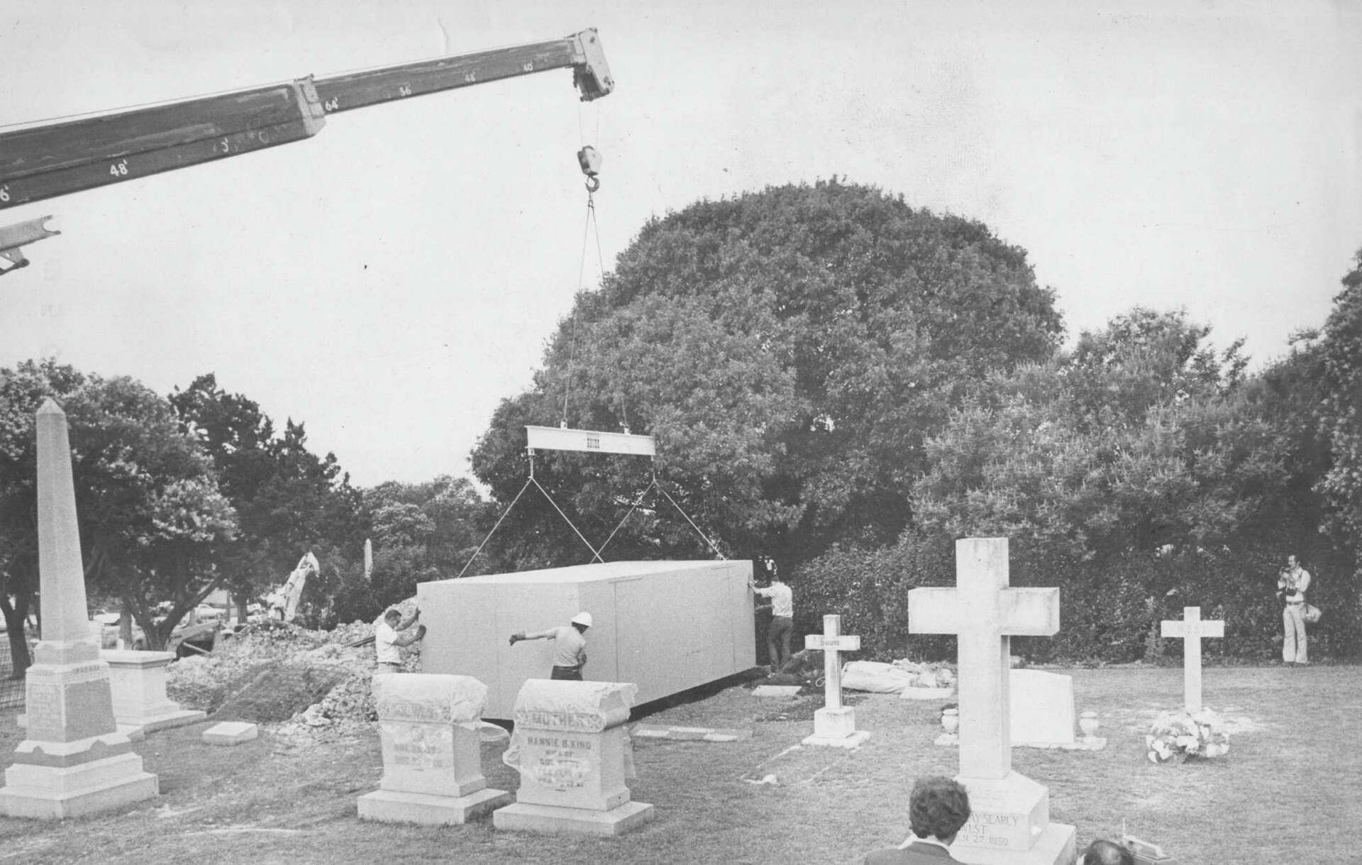 This week in in 1977, socialite Sandra West was buried in her Ferrari ...