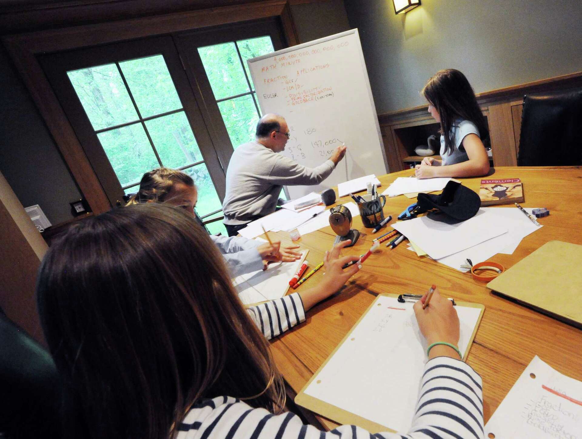 Greenwich girls excel in math club exclusively for them