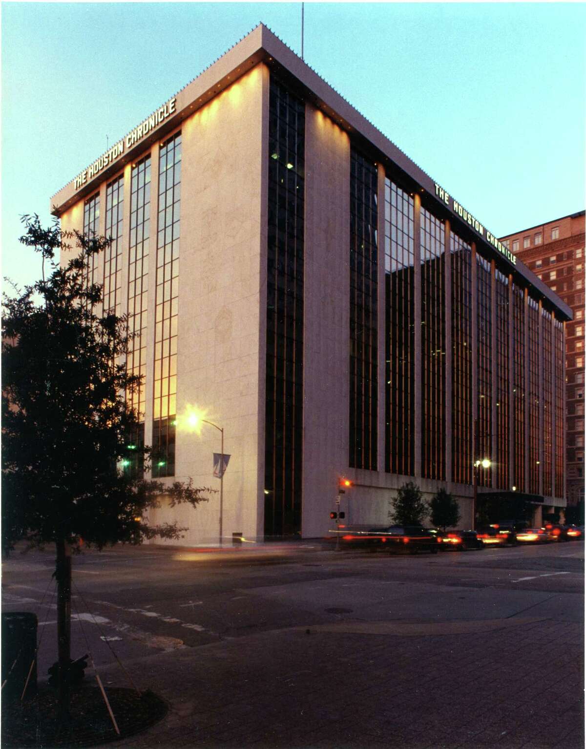 The old Houston Chronicle building is officially gone