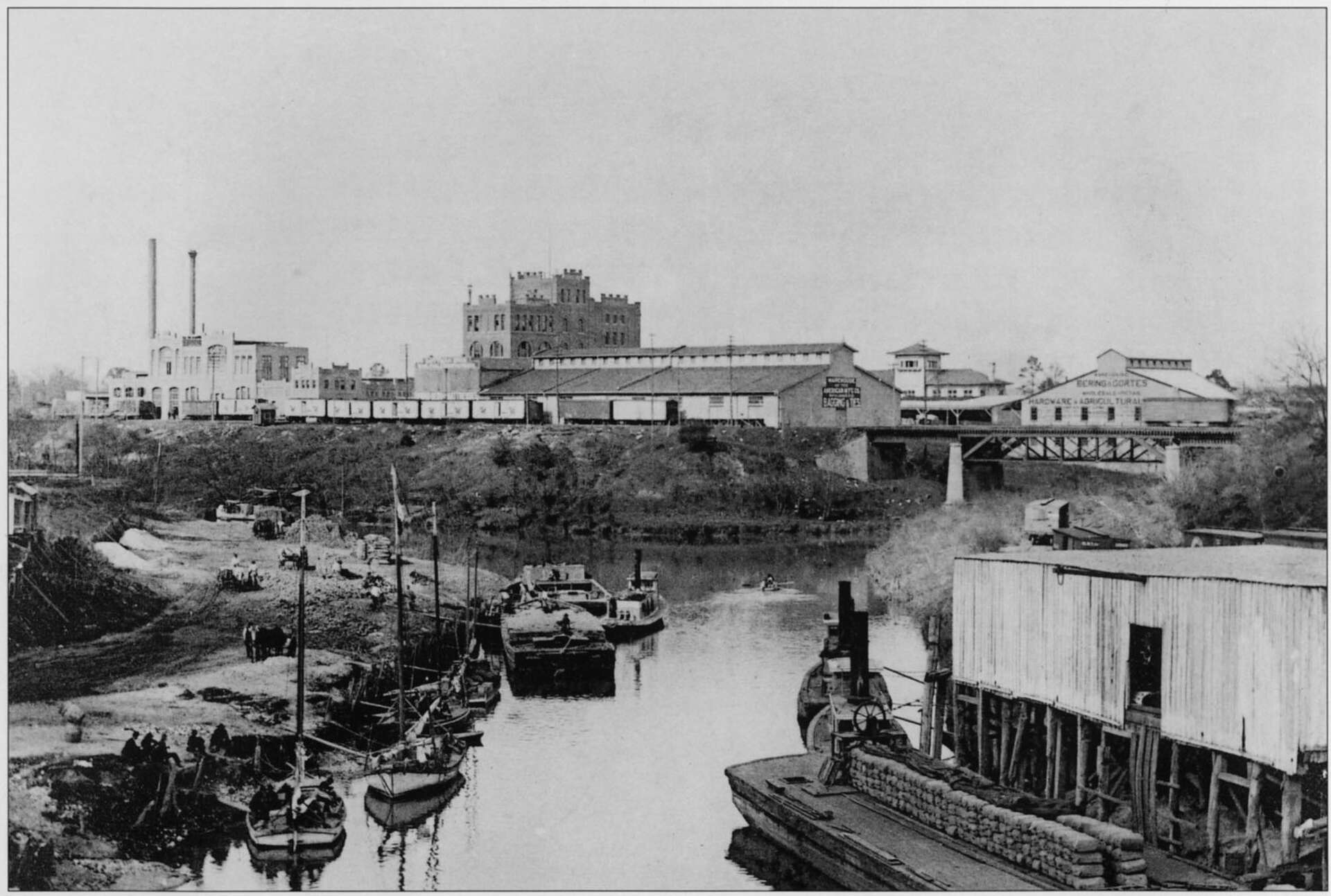 Houston's founders envisioned a muddy bayou as a lifeline