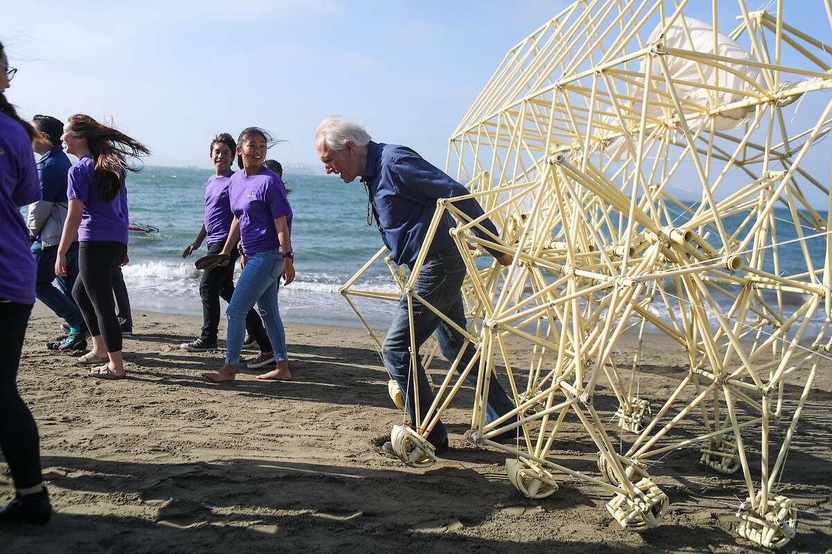 Theo Jansen’s ‘Strandbeests’ stop at Exploratorium