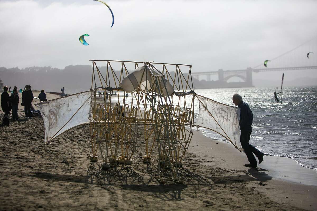 Theo Jansen’s ‘Strandbeests’ stop at Exploratorium