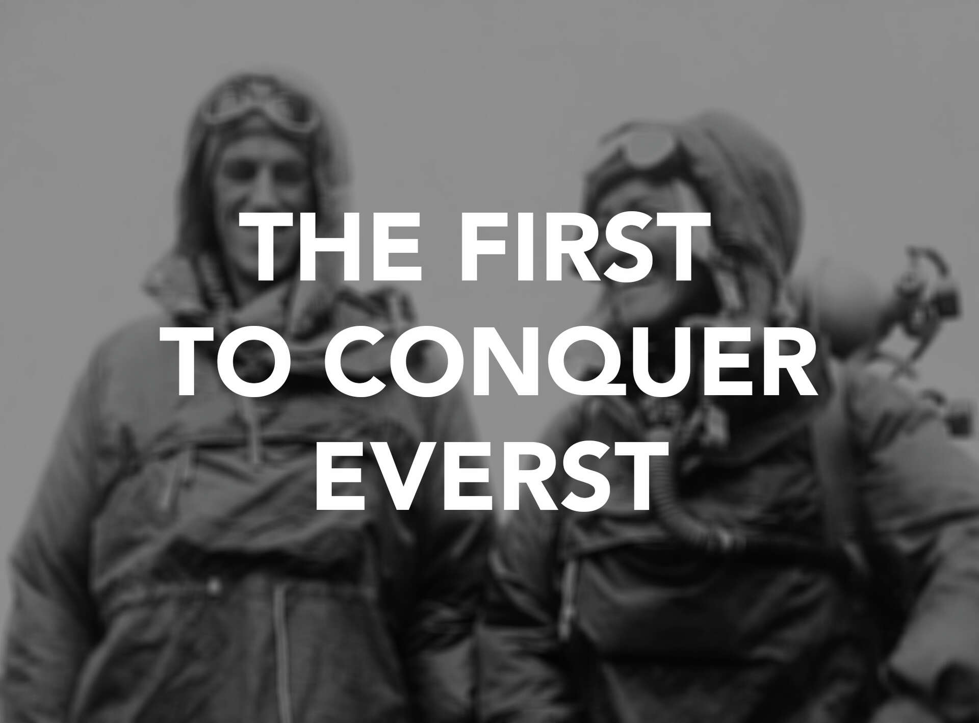 Mount Everest conquered 60 years ago