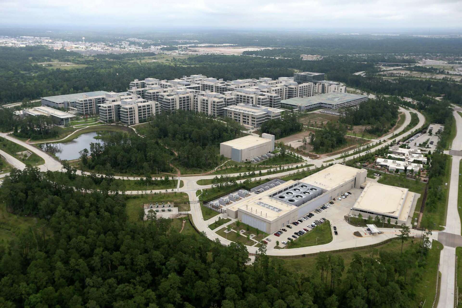 ExxonMobil campus is a city within a city