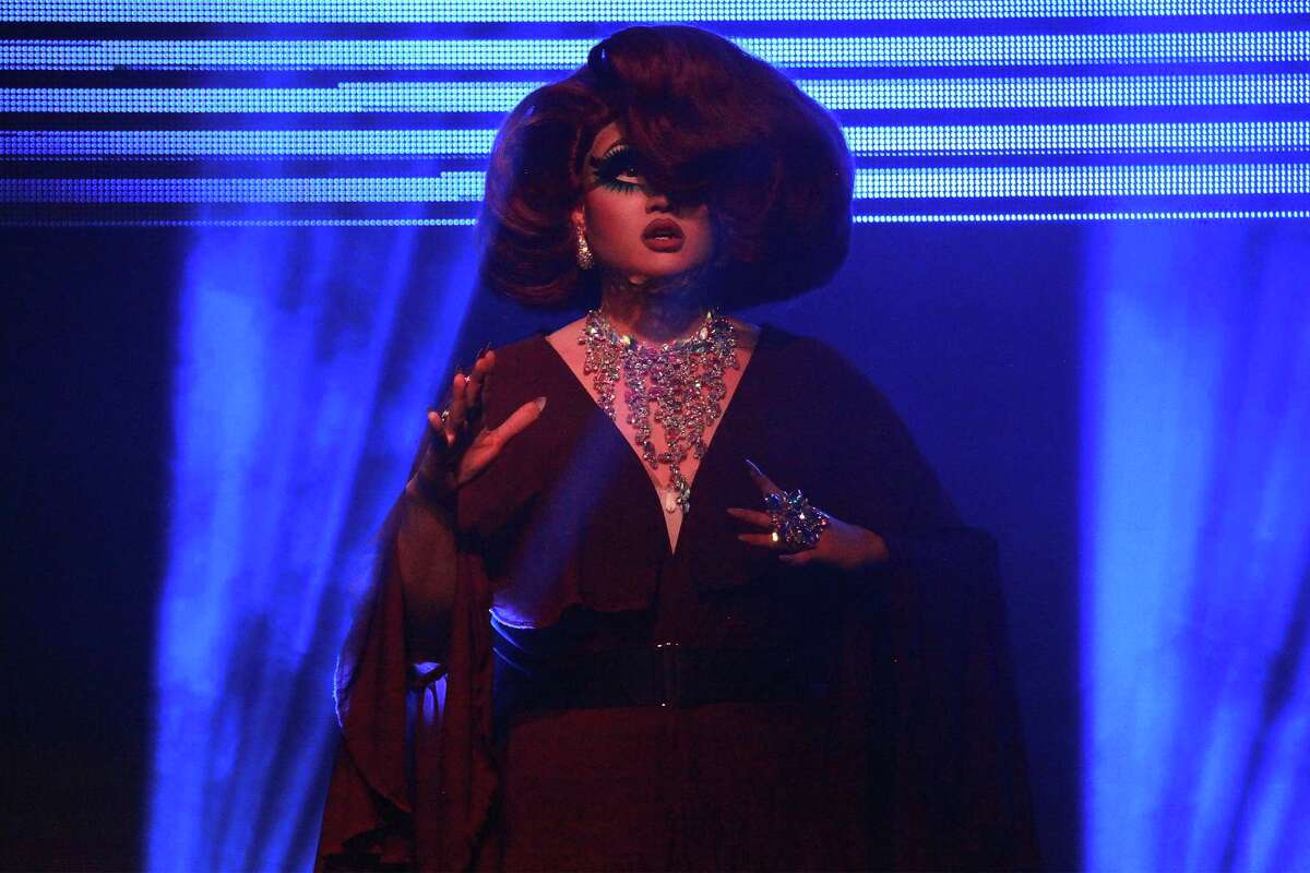 'Drag Race' star Kim Chi looks to Houston designer for inspiration