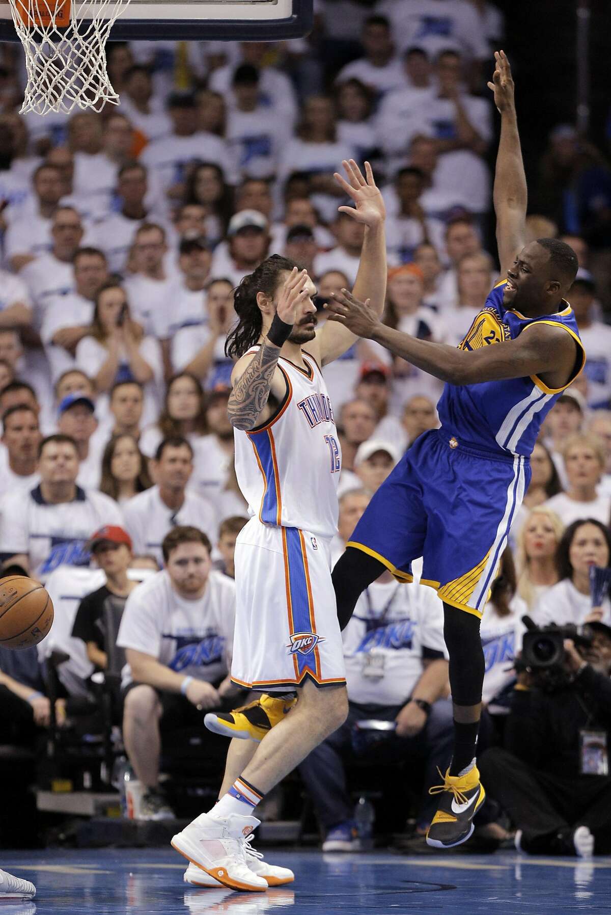 Green’s kick might have been a low blow to Warriors, too