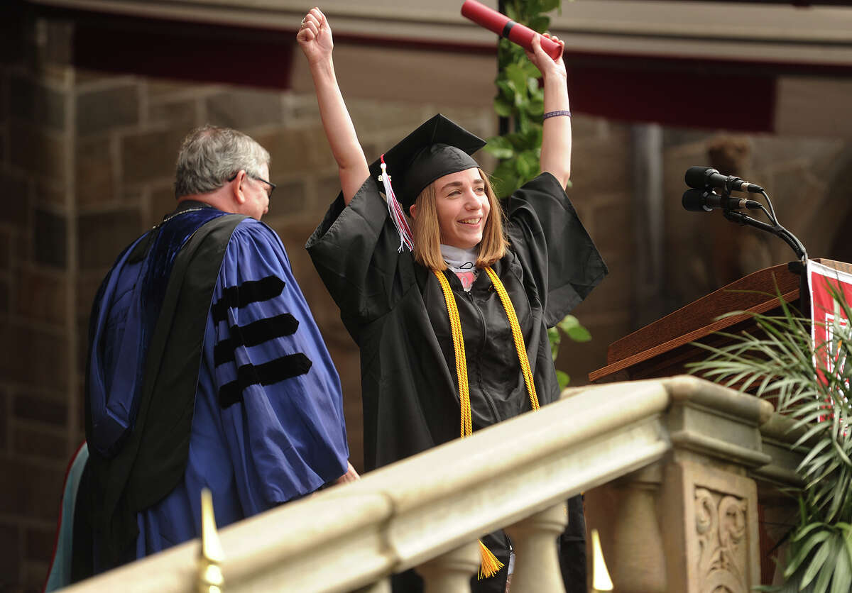 Many ‘degrees’ of celebration at Fairfield U. commencement