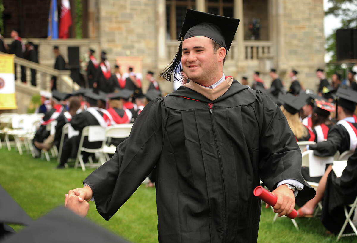 Many ‘degrees’ of celebration at Fairfield U. commencement