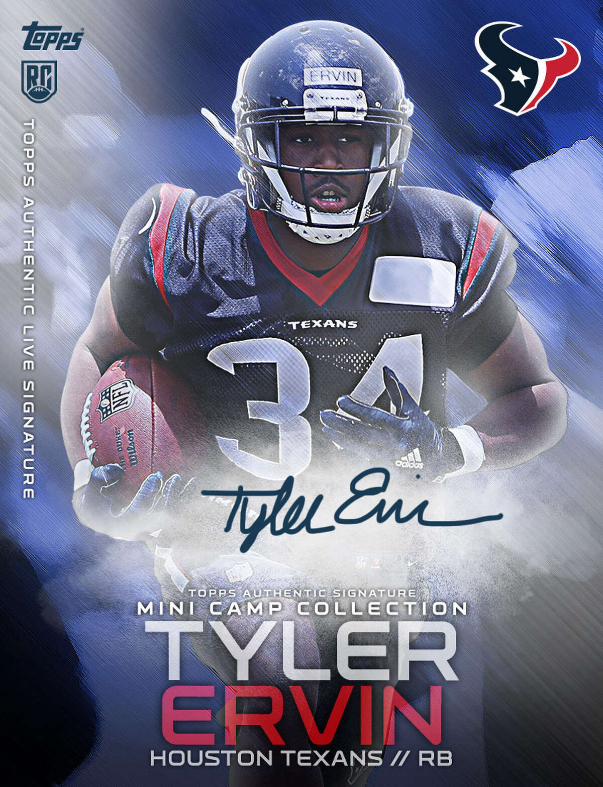 Trio of Texans rookies featured in Topps' new NFL Digital cards