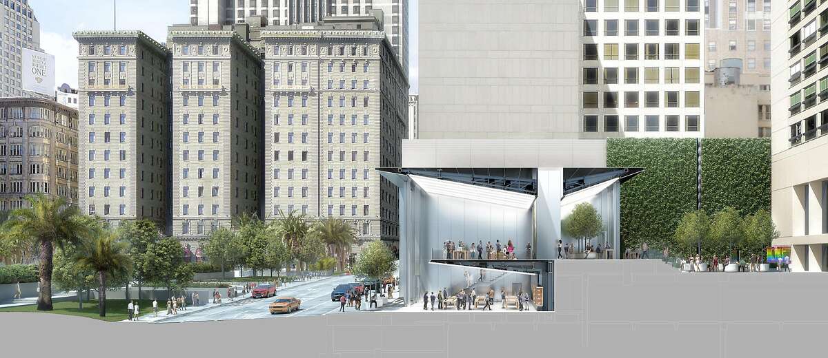 In Union Square, Apple Store is spiffy but plaza needs work