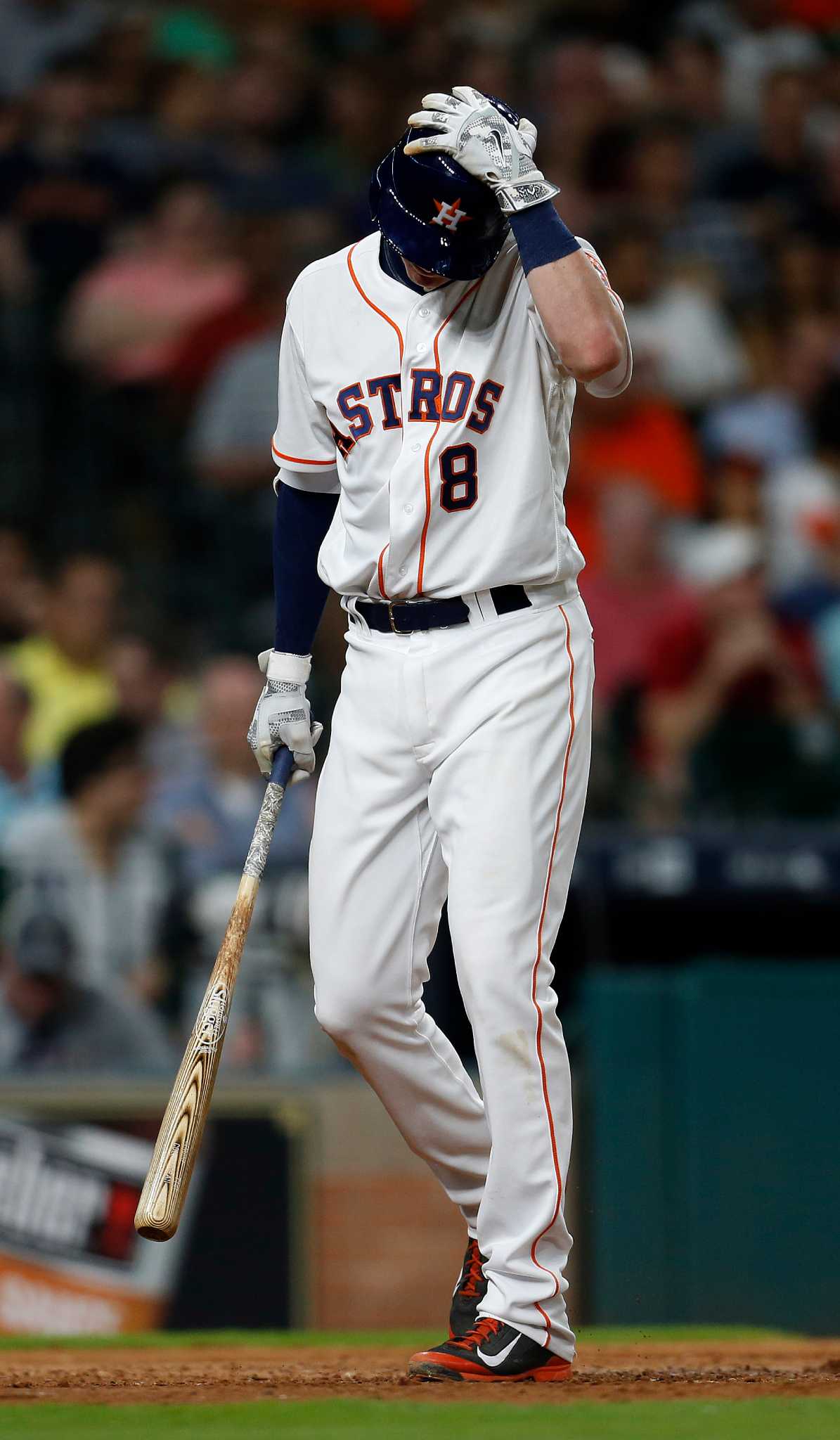 Astros' Colin Moran struggling in first stint of majors