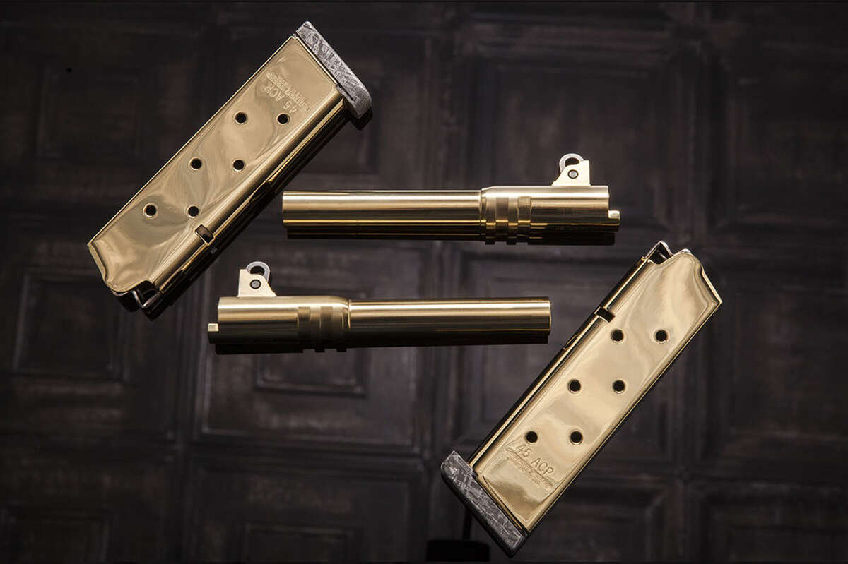 Gunmaker unveils M1911 pistols made out of Gibeon meteorite ore