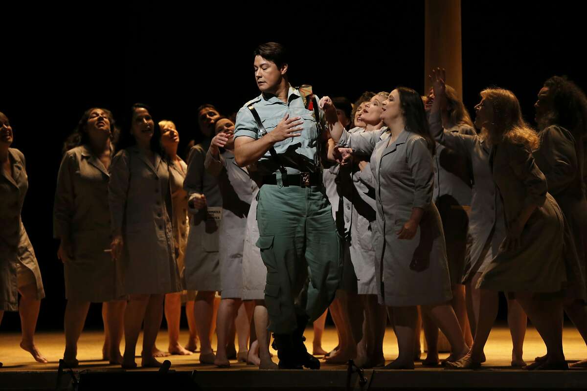 Naked bodies can’t spice up SF Opera’s tame ‘Carmen’