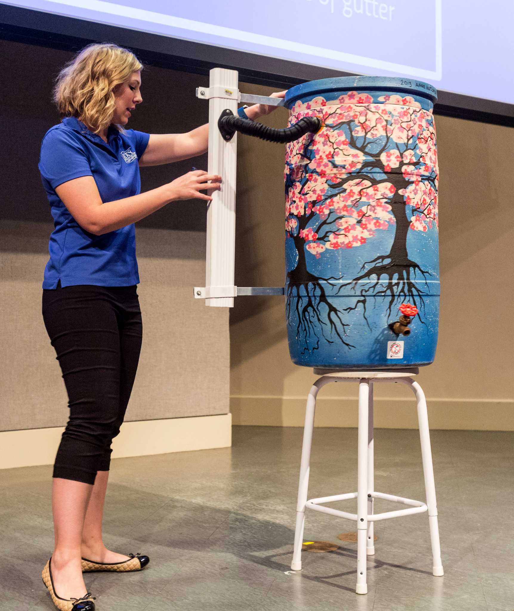 When it rains, let it pour - straight into a rain barrel