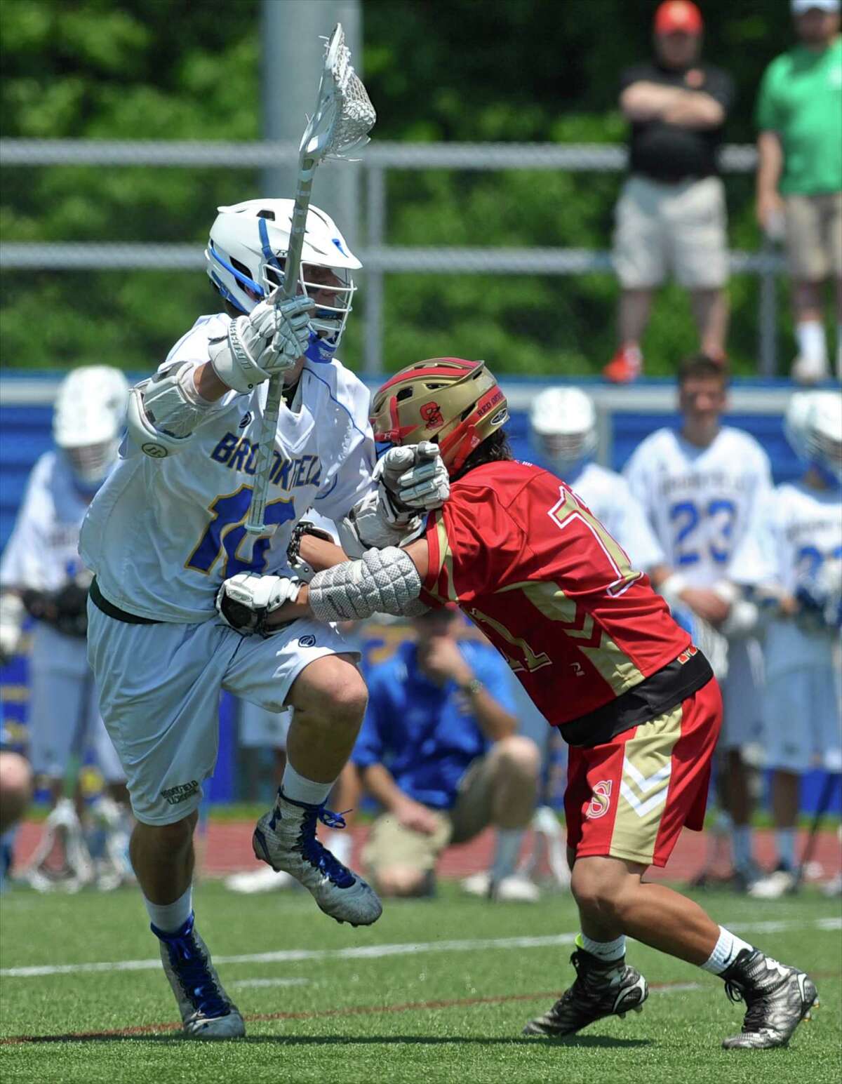 Brookfield lacrosse tops Stratford in Class M playoffs