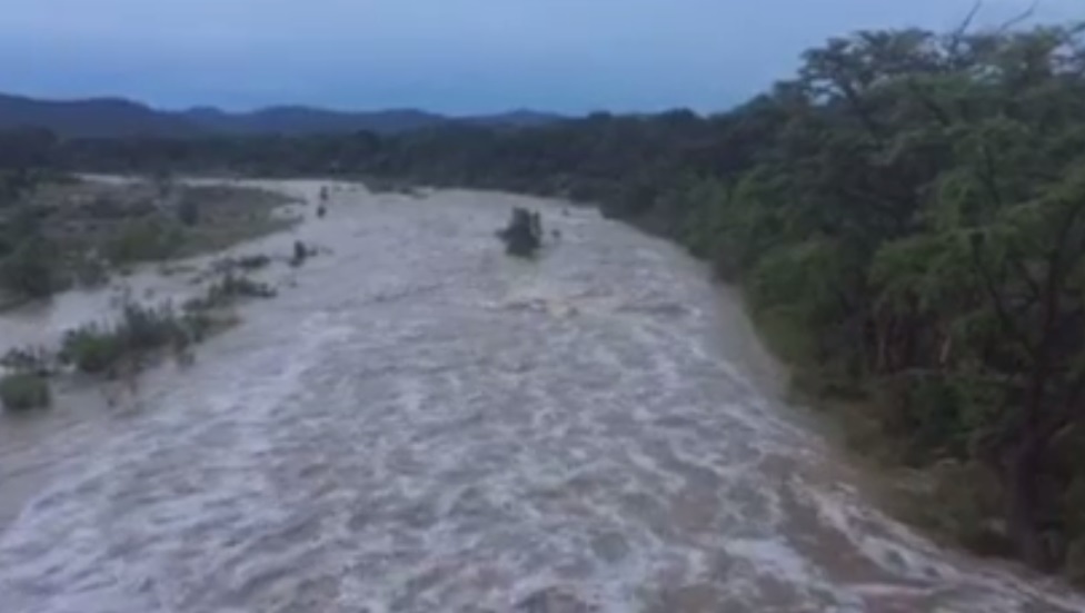 Video shows the recharged Frio River flowing into Garner State Park