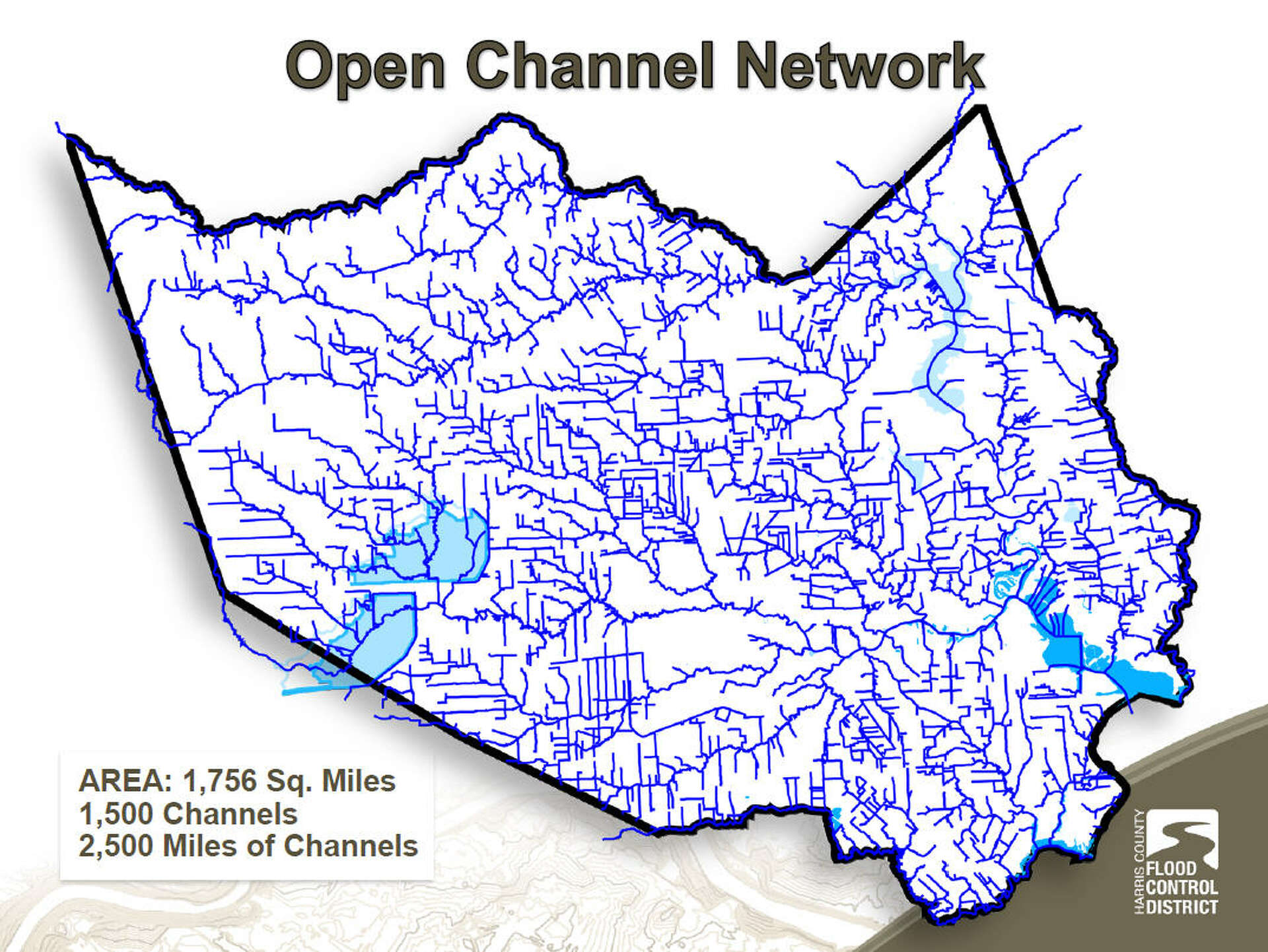 Maps that help explain greater Houston's tangle with flood waters